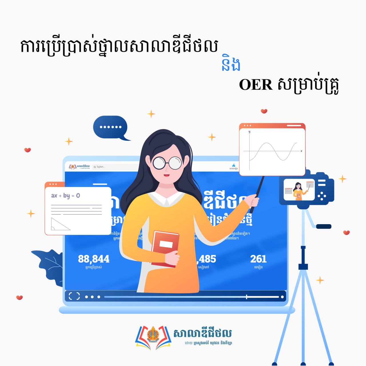 ការប្រើប្រាស់ថ្នាលសាលារៀនឌីជីថល (sala.moeys.gov.kh) សម្រាប់គ្រូបង្រៀន | ថ្នាលអភិវឌ្ឍសមត្ថភាព